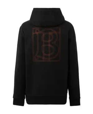 Burberry Embroidered Tb Monogram Hoodie