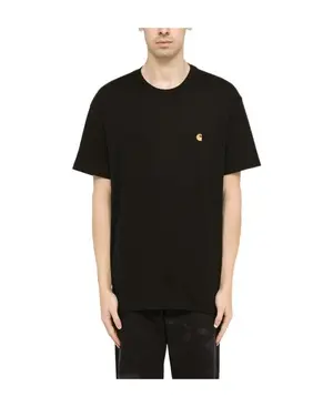 Carhartt Work In Progress Logo Detail T-shirt - Black