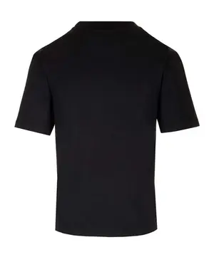 Palm Angels Pa Monogram Embroidered Crewneck T-shirt - Black