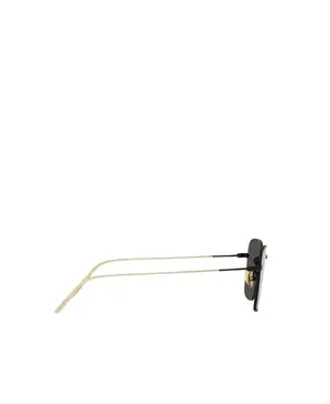Prada Square Frame Sunglasses With Golden Logo