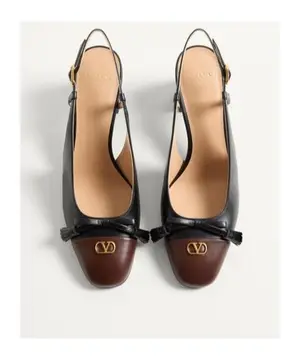 Valentino Garavani Slingback Pumps With Bow Detailing