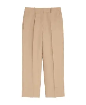 Max Mara Logo Casual Pants - Nude