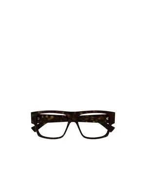 Bottega Veneta Rectangular Eyeglasses - Black