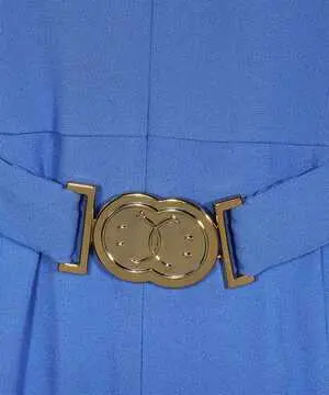 Moschino V-neck Jumpsuit With Belt