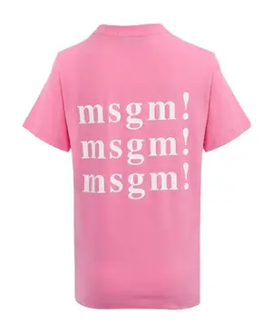 MSGM Logo T-shirt - Pink