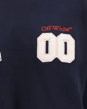 Off-White Royal Patch Crop Sweatshirt - Black