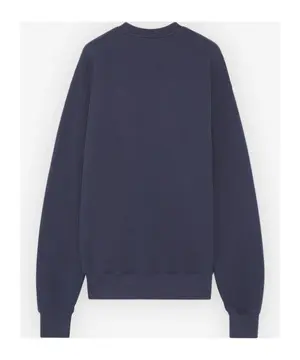 Maison Kitsuné Speedy Fox Patch Crewneck Sweatshirt - Black