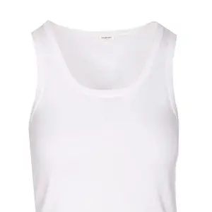 Saint Laurent Cassandre Sleeveless Tank Top - White