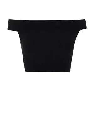 Alexander McQueen Off-shoulder Knit Top