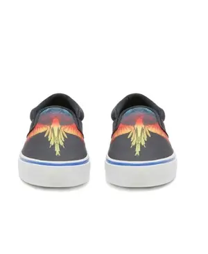 MARCELO BURLON COUNTY OF MILAN Wings Printed Slip-on Sneakers