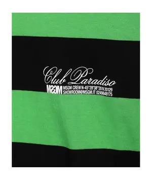 MSGM Club Paradiso Stripe T-shirt