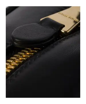 Miu Miu Beau Leather Top Handle Bag - Black