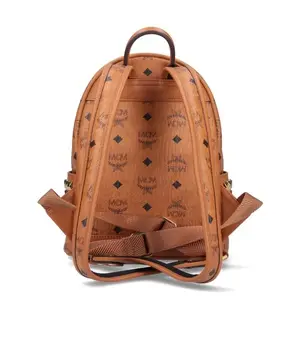 Mcm Stark Side Studs Zipped Backpack