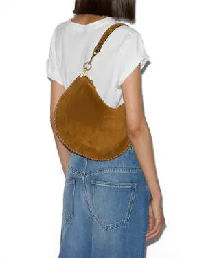 Isabel Marant Étoile Oskan Zipped Crossbody Bag - Cognac