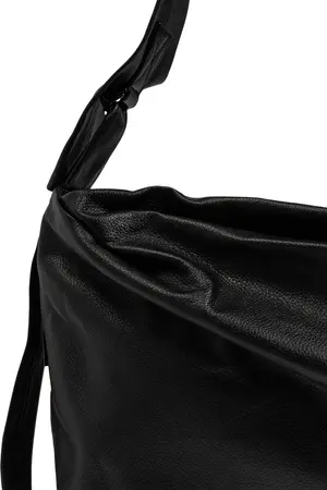Yohji Yamamoto Puff Leather Shoulder Bag