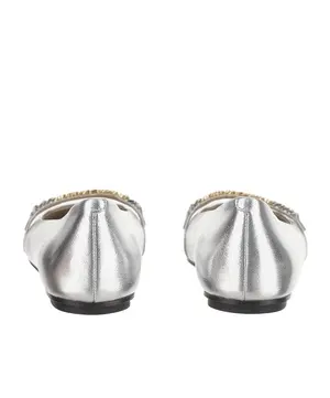 Pinko Embellished Ballet Flats - Grey