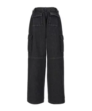 Coperni Denim Wide Leg Cargo Work Pants