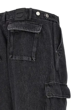 Coperni Denim Wide Leg Cargo Work Pants