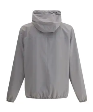 Brunello Cucinelli Logo Embroidered Zip-up Hooded Jacket - No