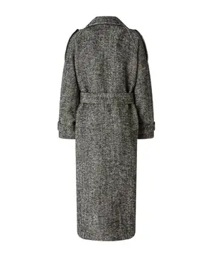 Pinko Double-breasted Belted Coat