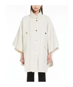 Max Mara Monogrammed Button-up Coat