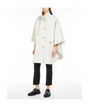 Max Mara Monogrammed Button-up Coat