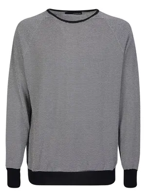 LARDINI Horizontal Stripe Long Sleeve Jumper