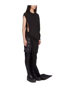 Rick Owens Asymmetrical Gown