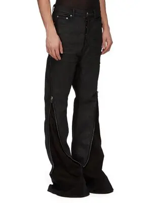 Rick Owens Bolan Banana Stretch Denim Jeans - Black