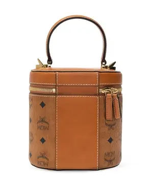 Mcm Cylinder Bucket Bag
