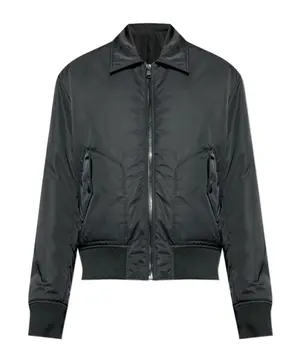 Balmain Logo Printed Bomber Jacket