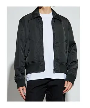 Balmain Logo Printed Bomber Jacket
