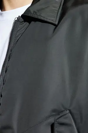 Balmain Logo Printed Bomber Jacket