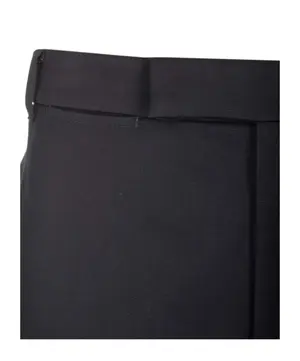 Thom Browne Panelled Straight Leg Trousers - Navy Blue