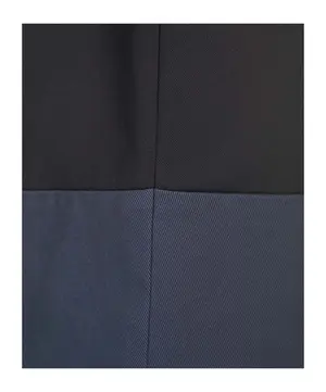 Thom Browne Panelled Straight Leg Trousers - Navy Blue