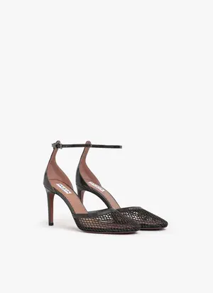 Alaïa Fishnet Pointed Pumps