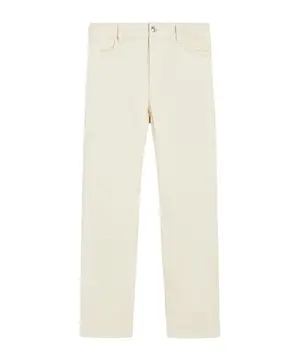 Sportmax Button Detailed Straight Leg Trousers