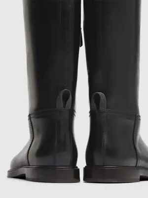 Brunello Cucinelli Knee High Boots - Black