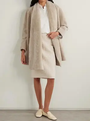 THE ROW Malva Midi Skirt - Cream