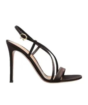 GIANVITO ROSSI Larisse Heeled Sandals - Black