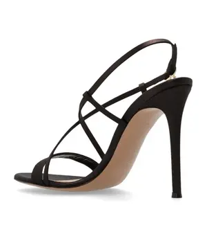 GIANVITO ROSSI Larisse Heeled Sandals - Black