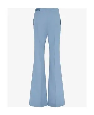 Fendi Wool Gabardine Trousers - Blue