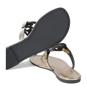 Tory Burch Miller Flat Sandals - Gold