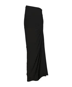 Alaïa Soft Jersey Draped Skirt