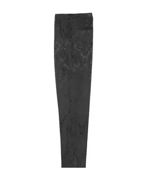 Saint Laurent Paisley Jacquard Straight Trousers