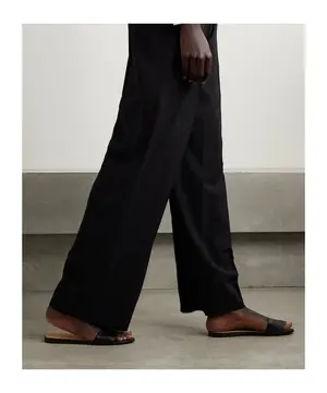 THE ROW Round Toe Slip-on Sandals
