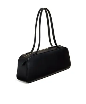 Khaite Simona Zipped Shoulder Bag - Black