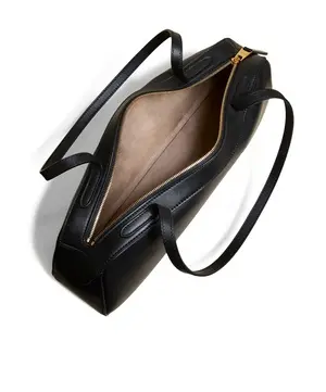 Khaite Simona Zipped Shoulder Bag - Black