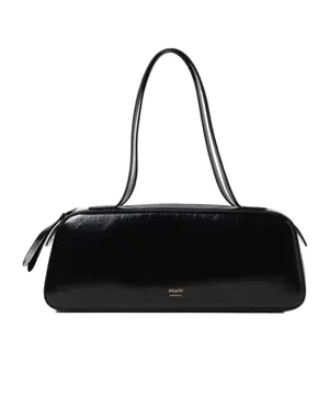 Khaite Simona Zipped Shoulder Bag - Black