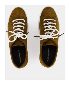 Manolo Blahnik Lace-up Low-top Sneakers